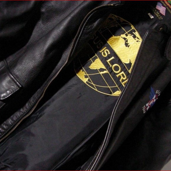 Perrone | Jackets & Coats | Vtg Perrone Black Leather Bomber Jacket ...